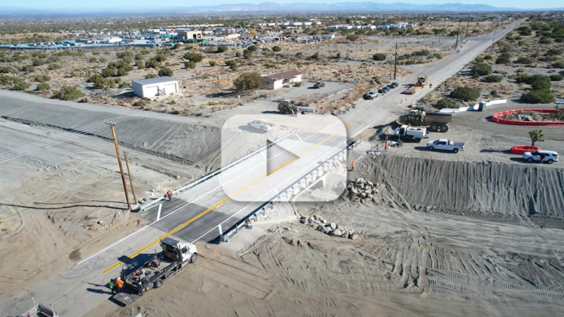 Phelan Road Bridge at Sheep Creek Wash Project – Public Works